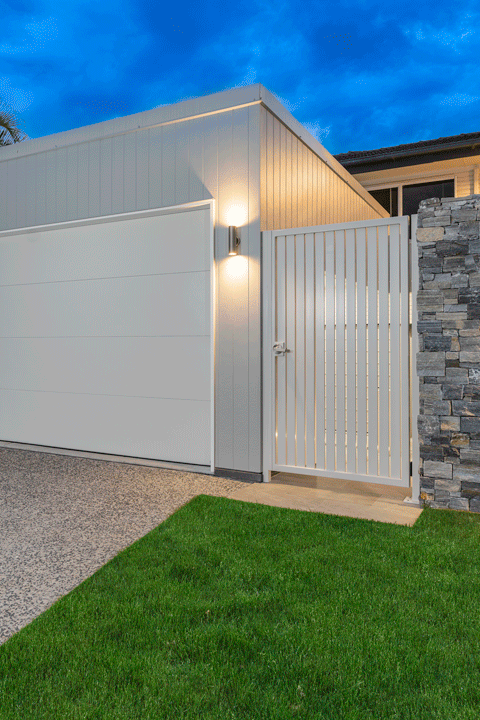 Double Carport and Feature Wall Front Entry